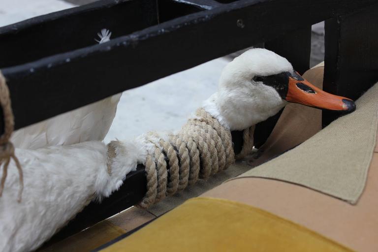 Alannah Currie, Miss Pokeno, Soldier and Swan Chaise at 1stDibs