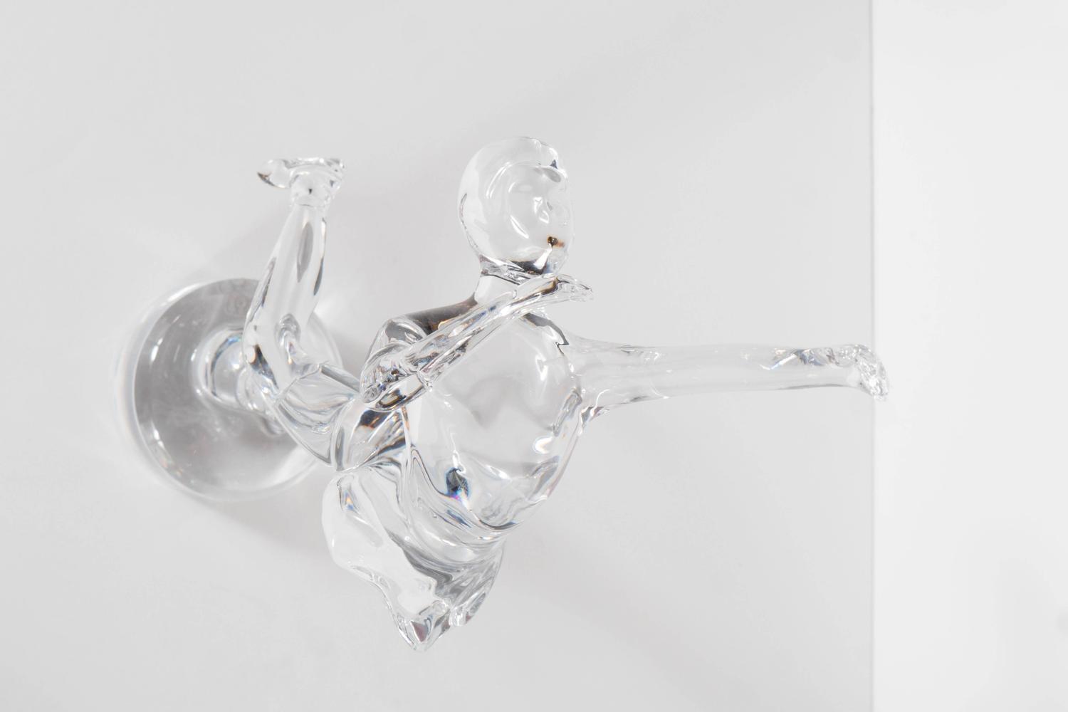 Baccarat Art Glass Female Dancer Crystal Figurine at 1stdibs