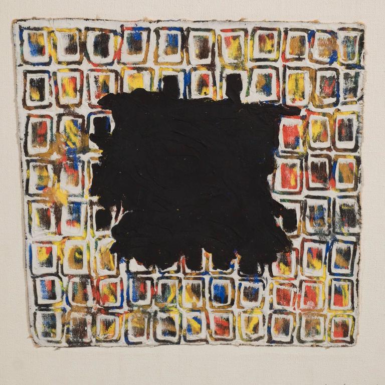 Mid-Century Modernist Oil on Canvas, Robert Richenburg Lost White, 1962 ...