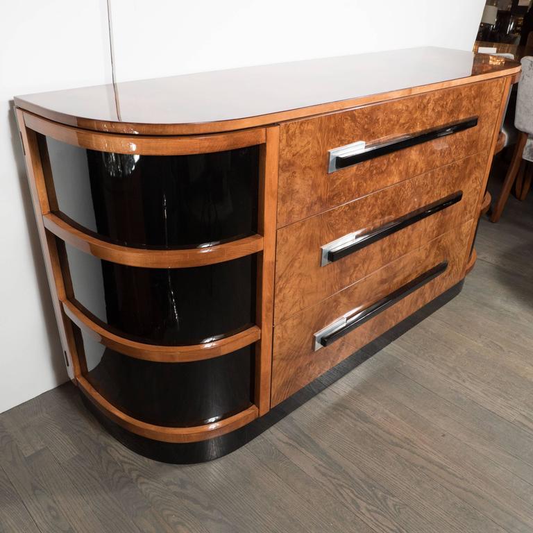 Streamline Machine Age Art Deco Sideboard by Walter Dorwin Teague for ...