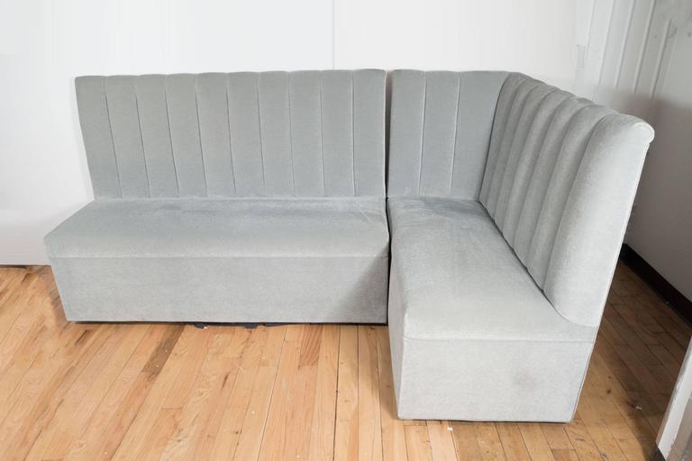 Ultra Chic Two-Part High-Back Banquette in Pearl Grey Mohair at 1stDibs ...