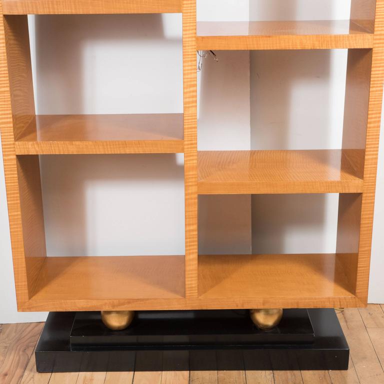 American Art Deco Style Illuminated Presentation Shelving Unit or ...