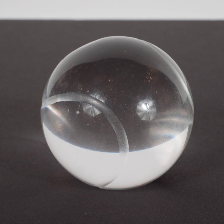 Mid-Century Modern Baseball Paperweight by Tiffany and Co. For Sale at ...
