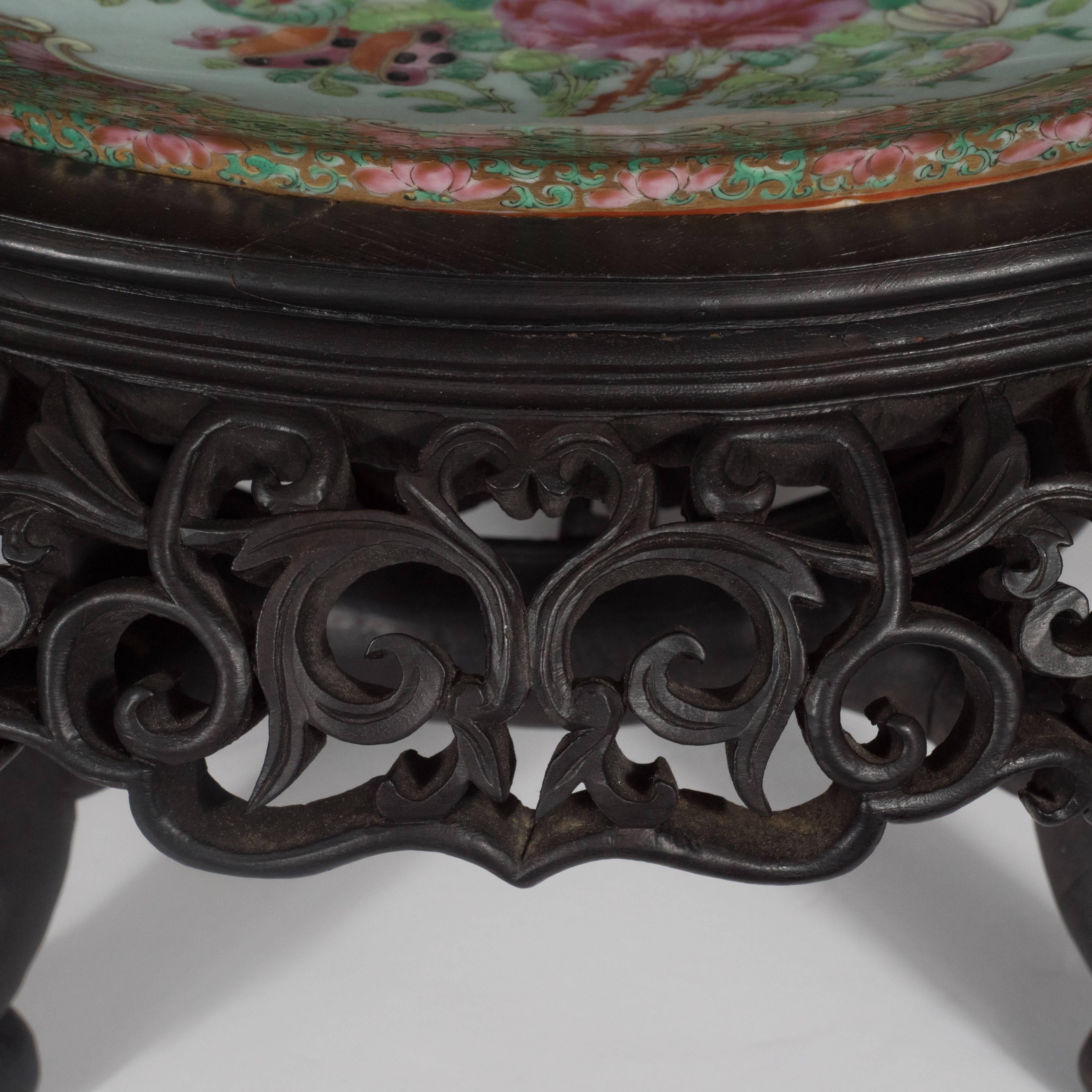 Important "Mandarin" Style Rose Medallion Chinese Export Ceramic Bowl ...