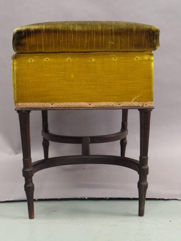 French Mid-Century Modern Neoclassical Louis XVI Piano Bench For Sale ...