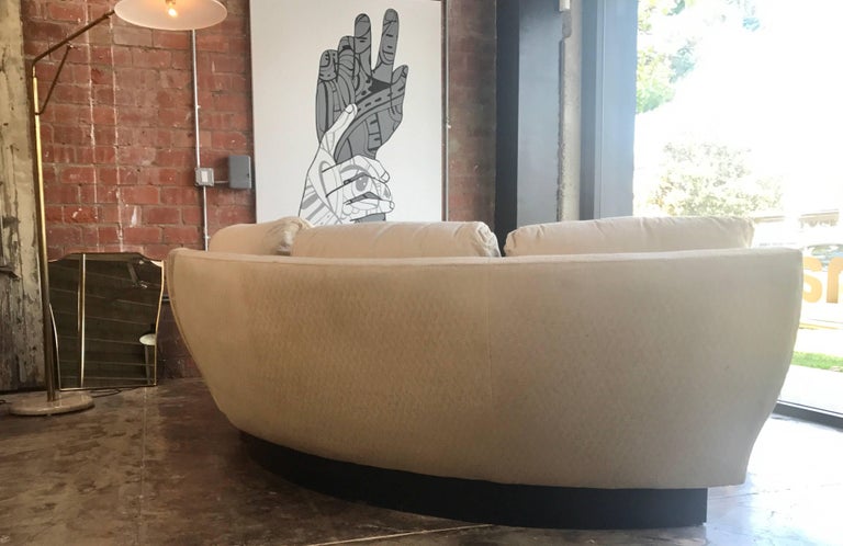 Willy Rizzo Large Curved Sectional Sofa, Italy, 1960 at 1stDibs ...