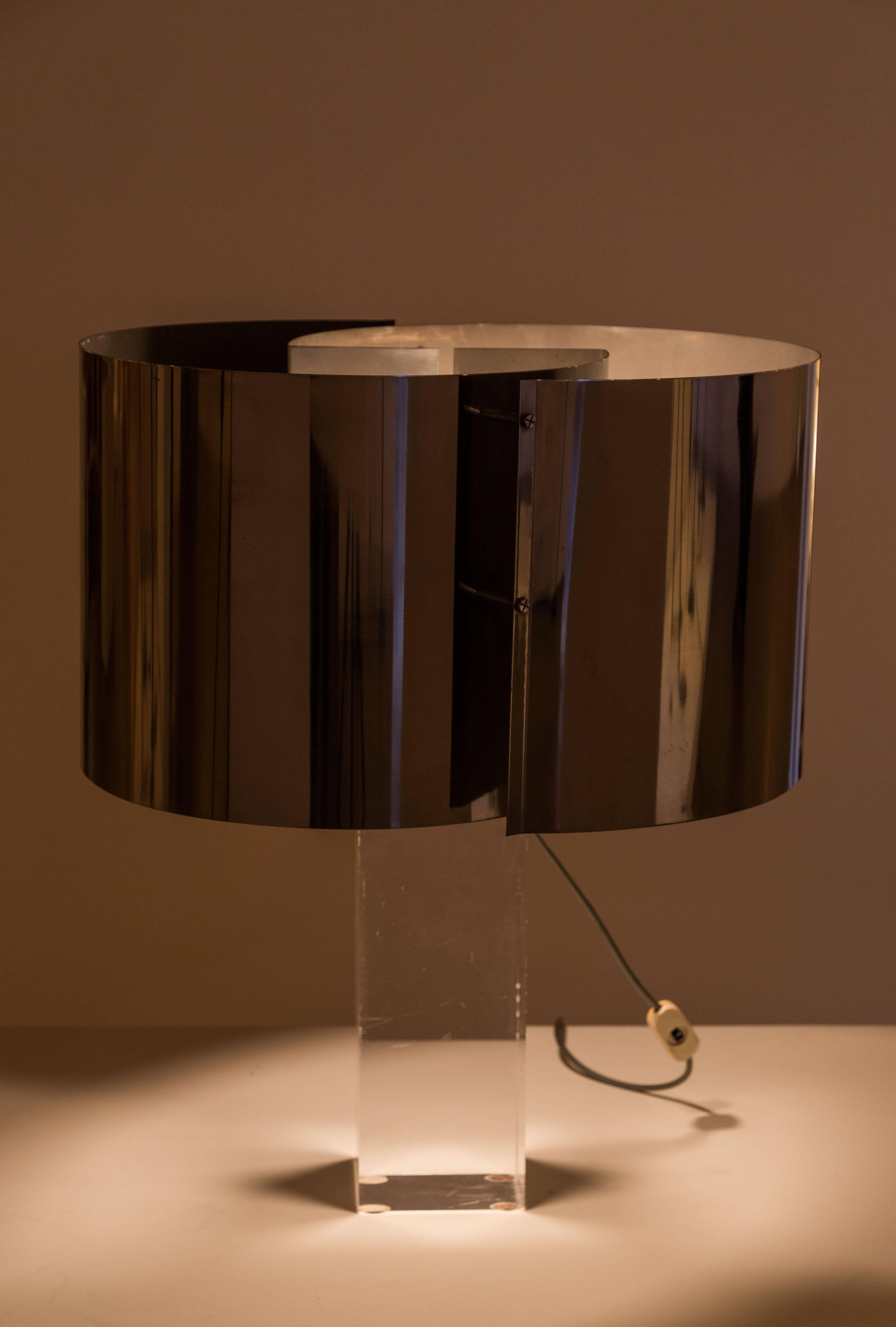 Rare Table Lamp by Gianfranco Fini and Fabrizio Cocchia For Sale at 1stDibs