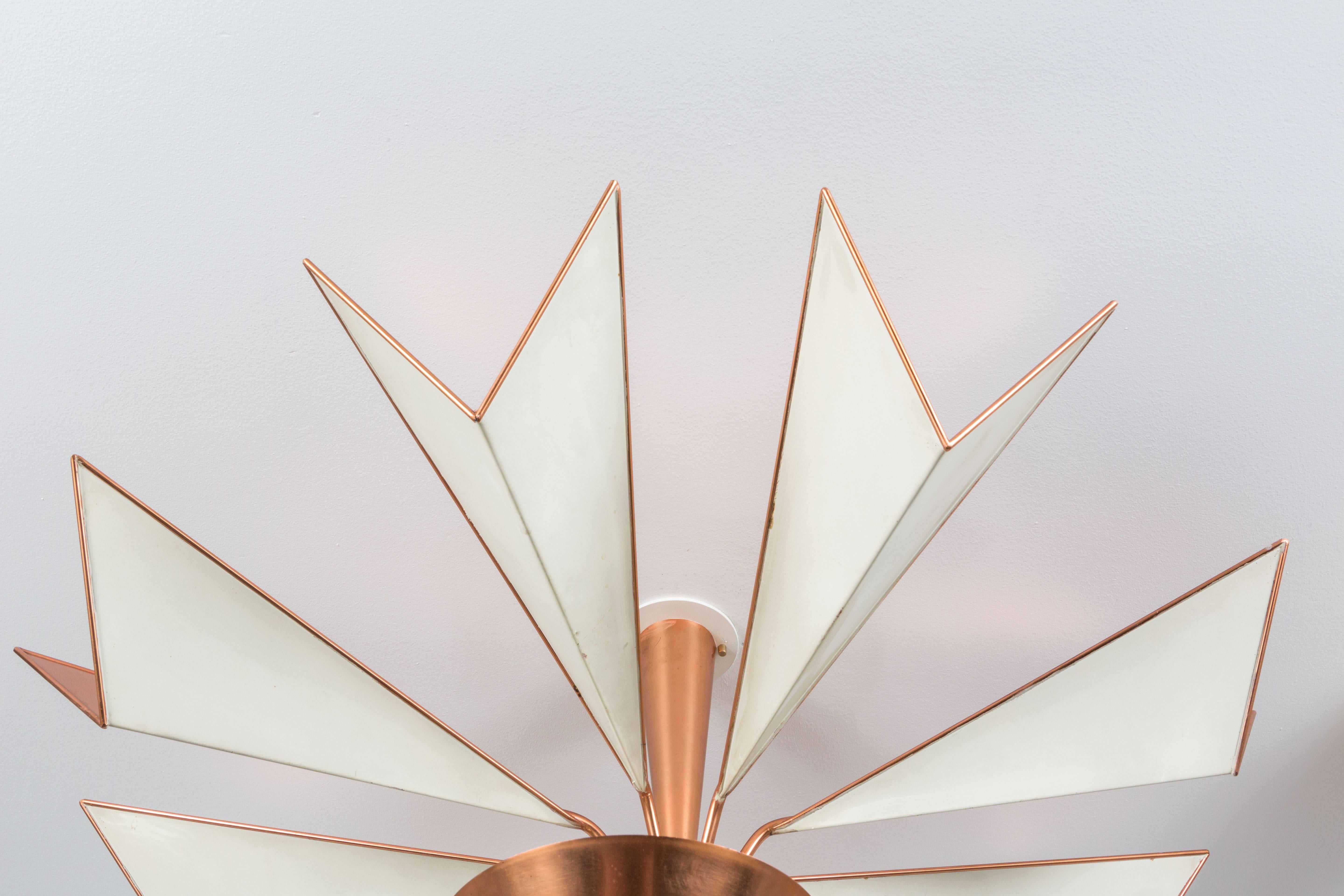Copper Flush Mount Ceiling Light at 1stDibs | copper flush mount ...