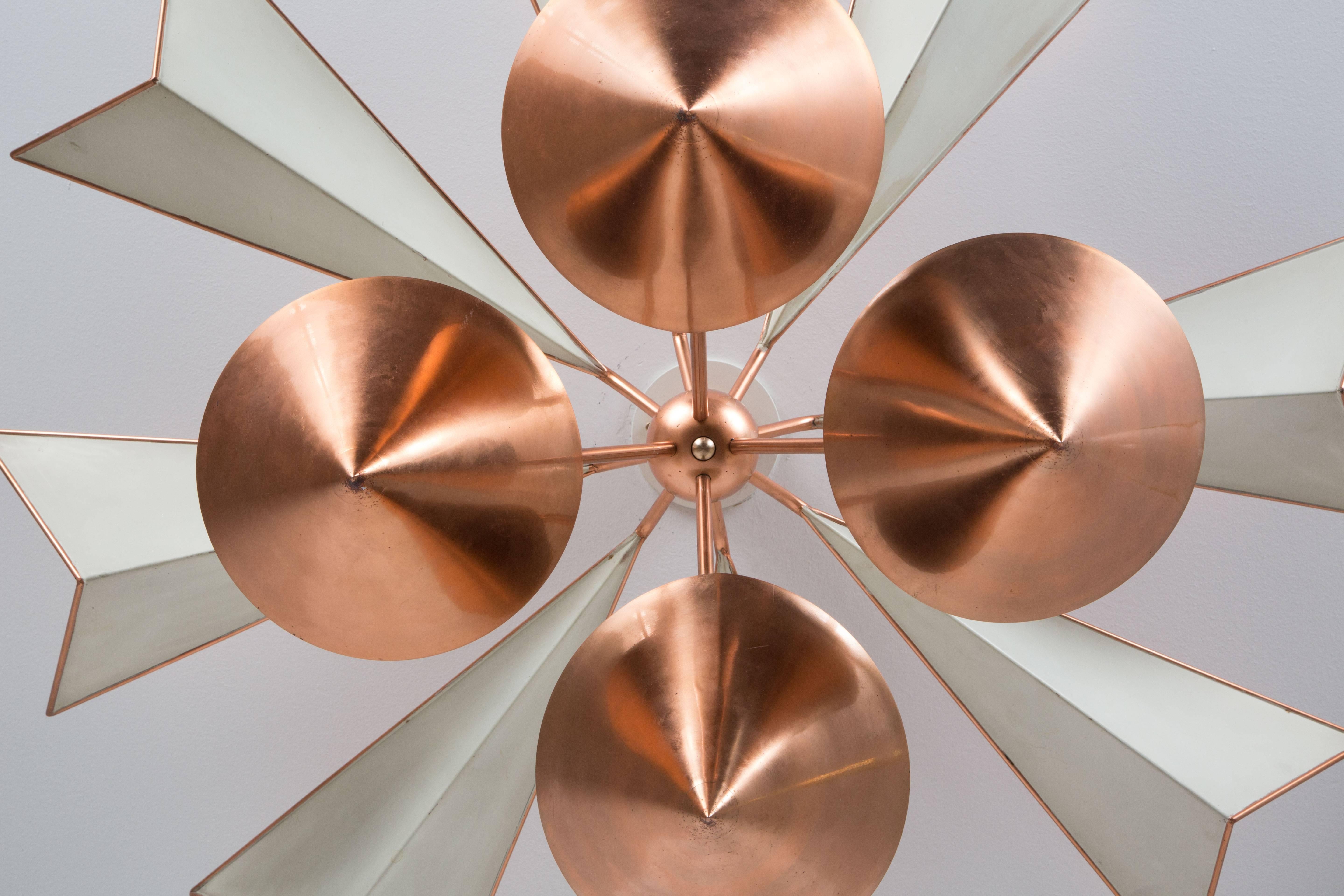 Copper Flush Mount Ceiling Light at 1stDibs | copper flush mount ...