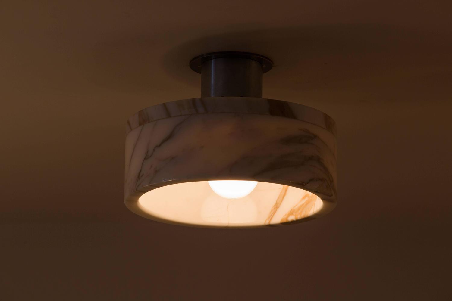 Marble Ceiling Light by Seguso at 1stdibs