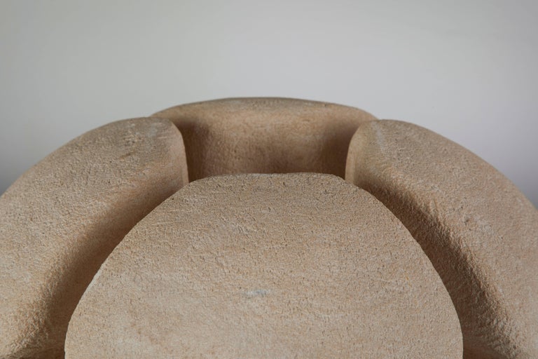 Carved Stone Table Lamp at 1stDibs