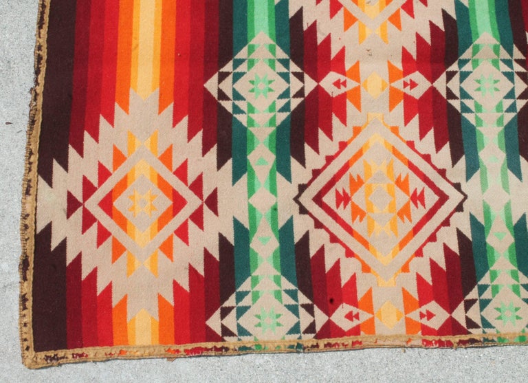 Pendleton Cayuse Indian Design Blanket at 1stDibs