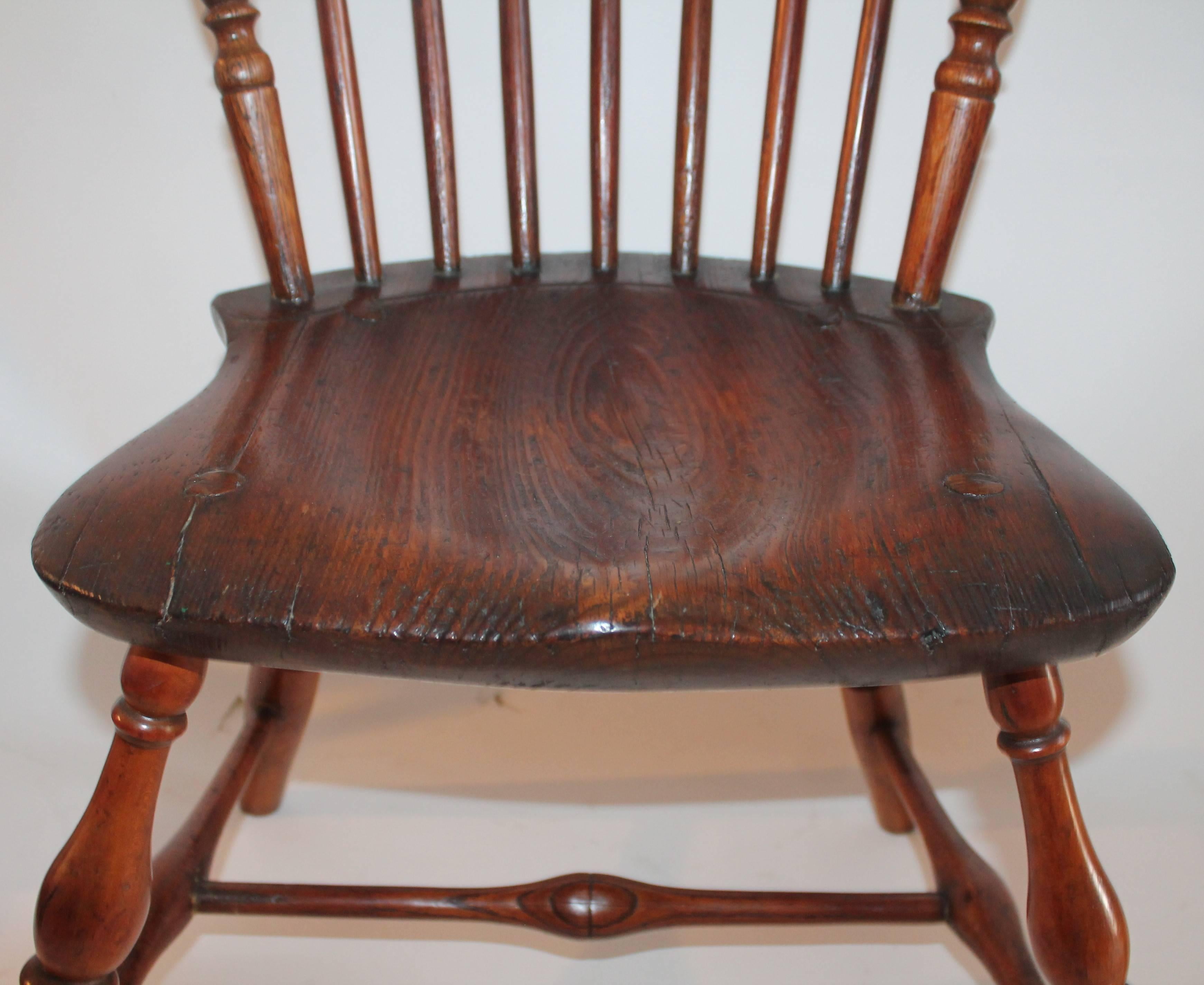 18th Century Windsor Chairs, Matching Pair at 1stDibs
