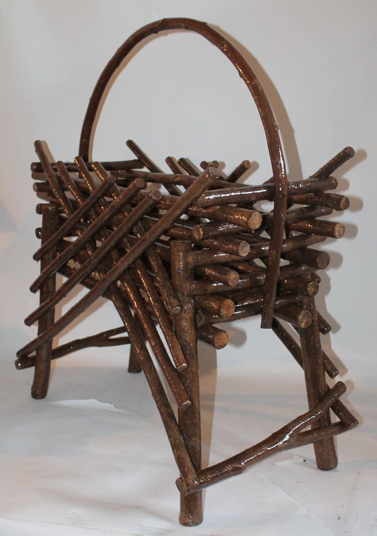 Amish Handmade Willow Planter For Sale at 1stDibs | amish planter
