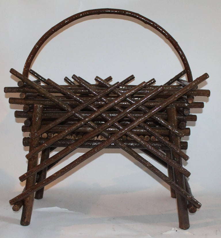 Amish Handmade Willow Planter For Sale at 1stDibs | amish planter