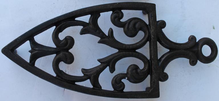 19th Century Unusual Flat Iron Trivets at 1stDibs | unusual trivets