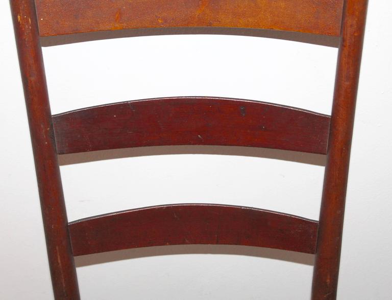 19th Century Mt. Lebanon Shaker Ladder Back and Tilter Side Chair at ...
