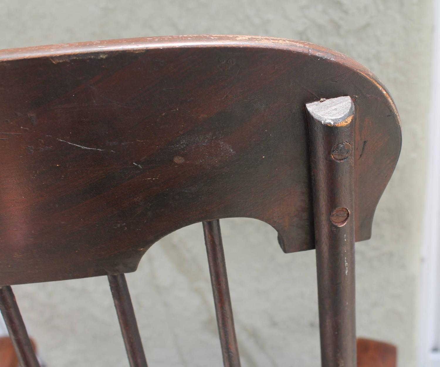 Early 19th Century Original Paint Decorated Boston Rocker For Sale at ...