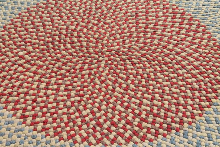 Monumental Room Size Braided Rug For Sale at 1stDibs