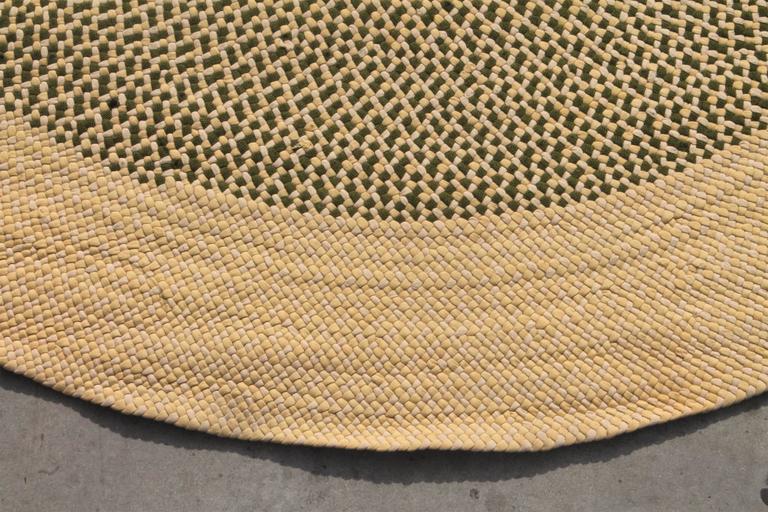 Monumental Room Size Braided Rug For Sale at 1stDibs