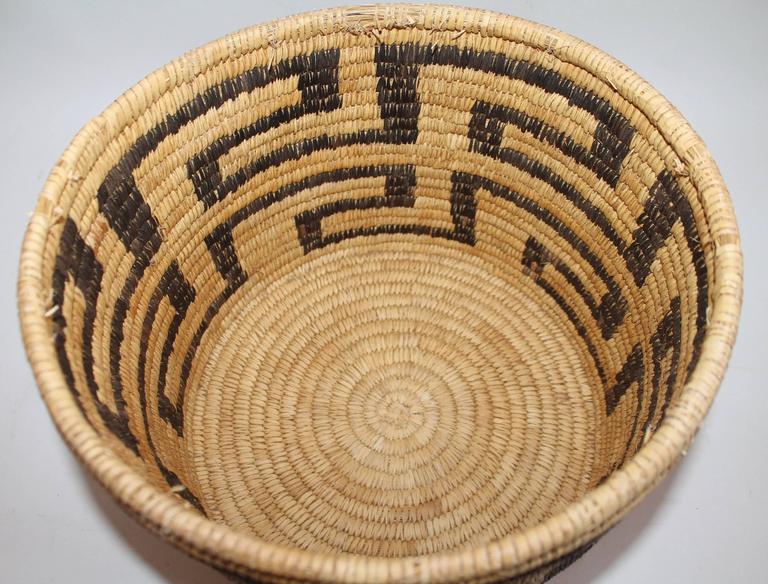Monumental Papago Indian Basket with Lid at 1stDibs | papago indian ...