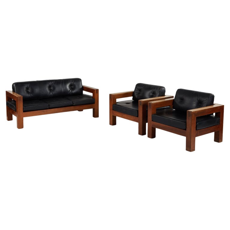 French Modern Salon Set with Sofa and Two Chairs at 1stDibs