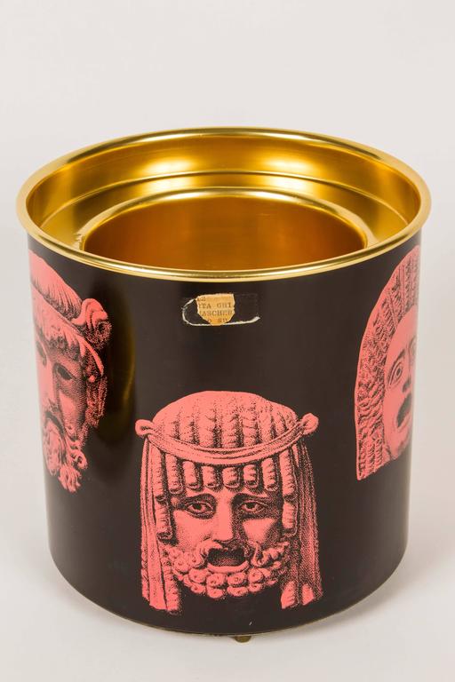 Unique Ice Bucket by Piero Fornasetti at 1stdibs