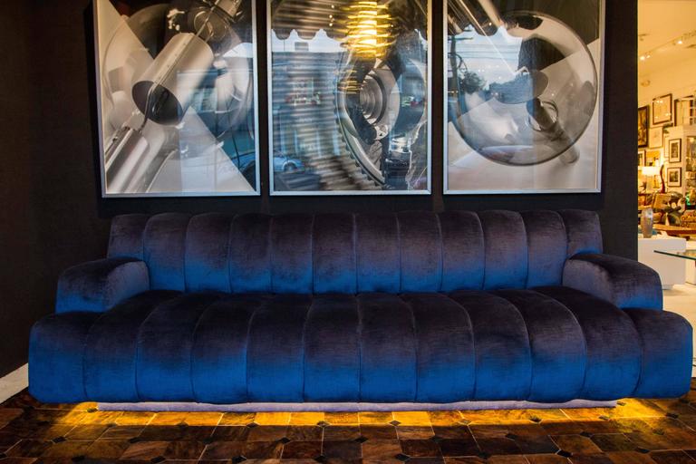 Channel Quilted Sofa and Chair by Steve Chase at 1stDibs | steve chase sofa