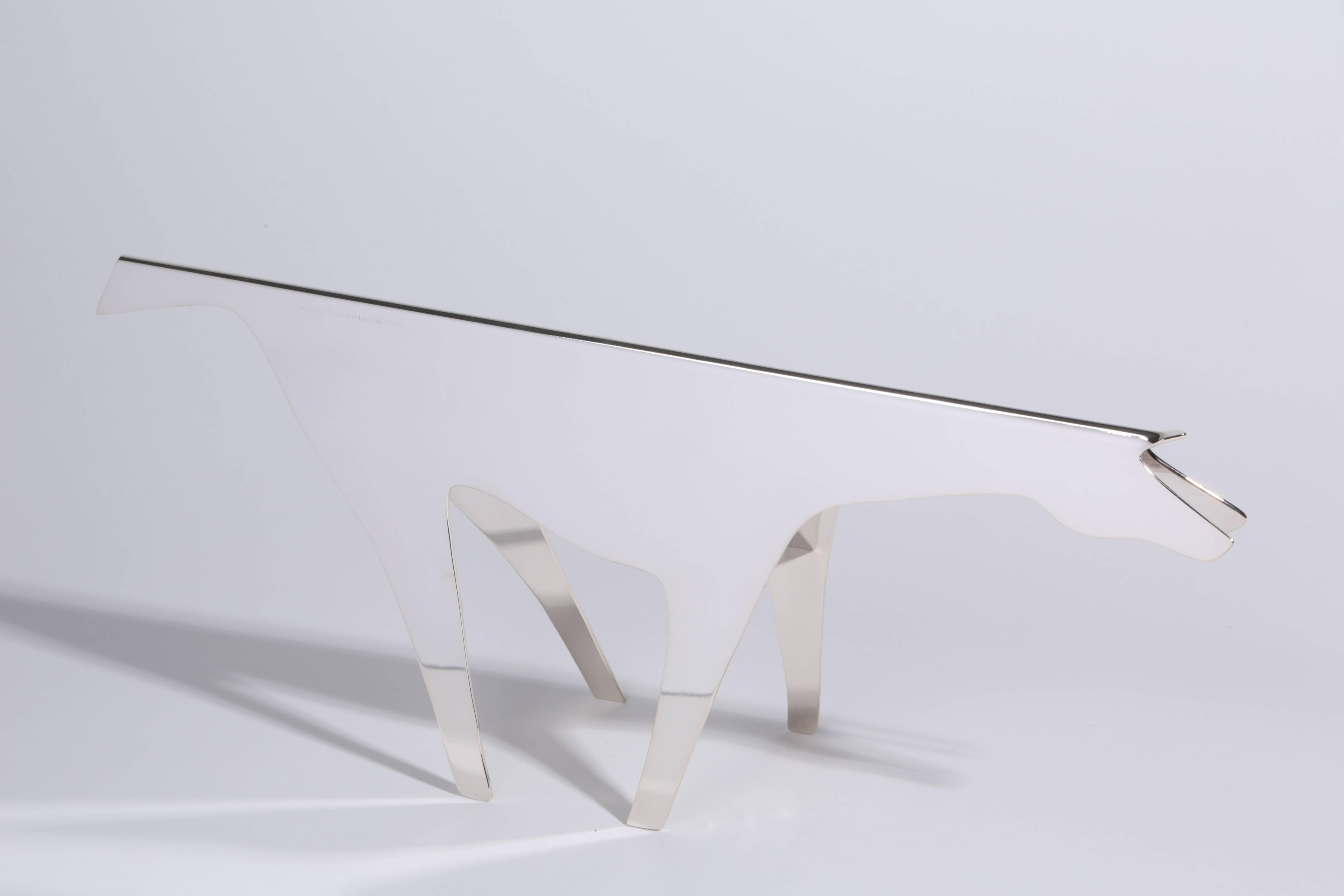 Silver Plate Horse Sculpture Titled "Cavallo" by Gio Ponti, Lino ...