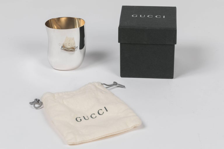 Vintage Sterling Silver Baby Cup by Gucci at 1stDibs