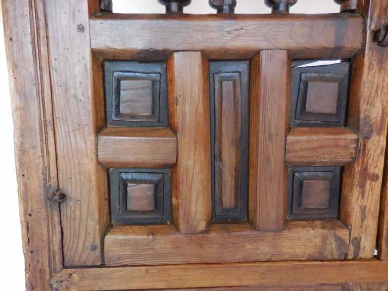 18th Century Wooden Window Shutters with Panels and Turned Wood at ...