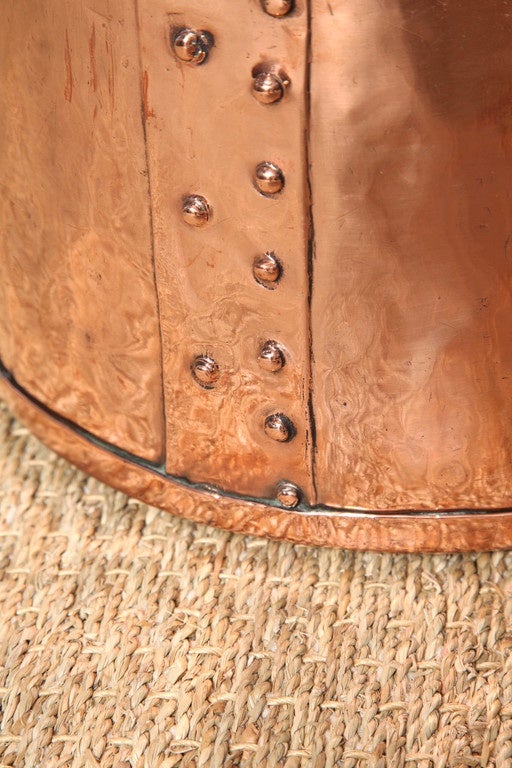 English Copper Bucket with Riveted Seams For Sale at 1stDibs | antique ...