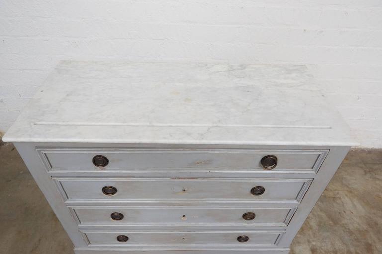 Marble-Top Chest of Drawers at 1stdibs
