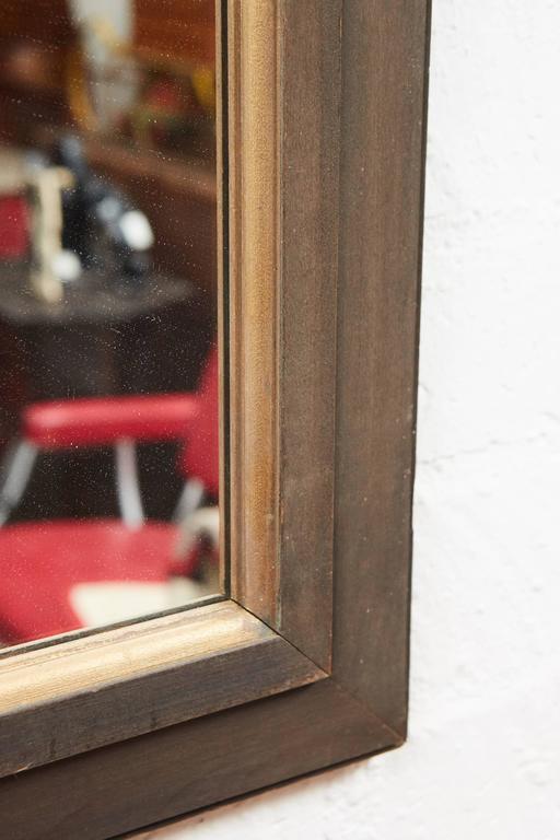 Large Mid-Century Framed Mirror at 1stDibs