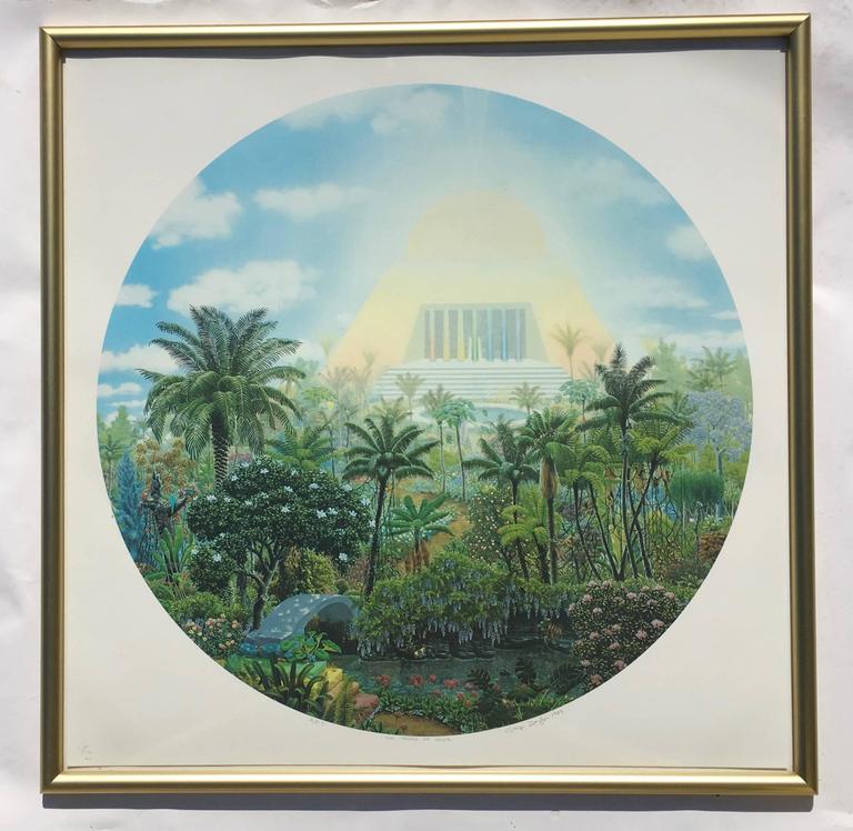 Gage Taylor, 1984 Visionary Lithograph on Paper For Sale at 1stDibs