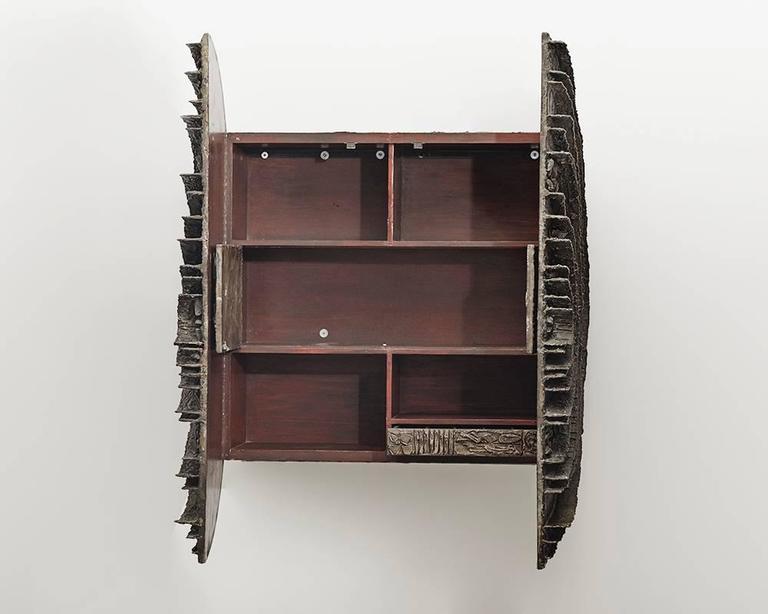 Paul Evans, Unique Studio Steel Disc Bar, USA, 1968 at 1stDibs