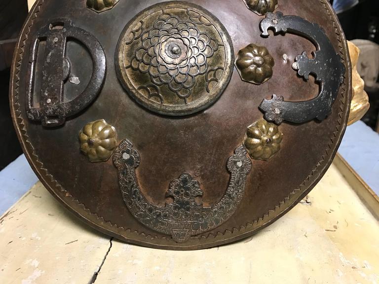 Ottoman Iron and Brass Miniature Shield at 1stDibs | moorish shield