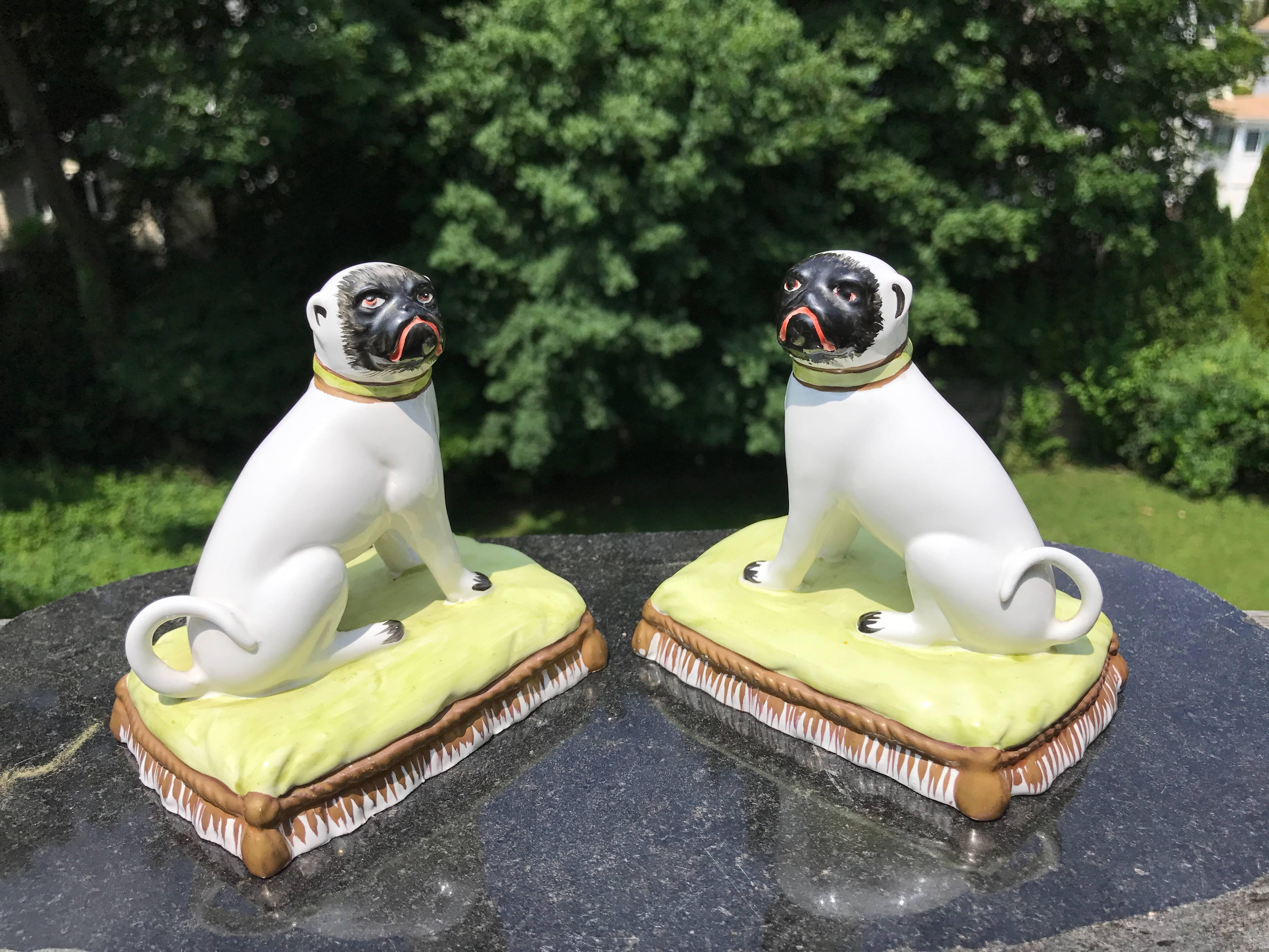 Pair of Pugnacious Porcelain Pugs at 1stDibs | pugnacious pug figurines, pugnacious pugs ...