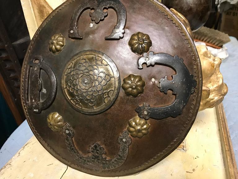 Ottoman Iron and Brass Miniature Shield at 1stDibs | moorish shield