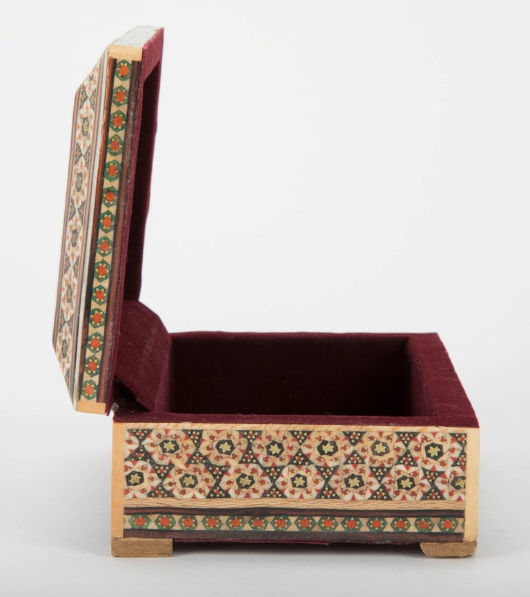Persian Tessellated Bone and Inlaid Wood Box at 1stDibs | persian box