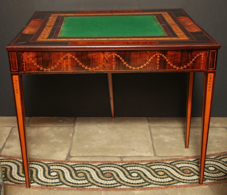 Russian Neoclassical Game Table at 1stDibs