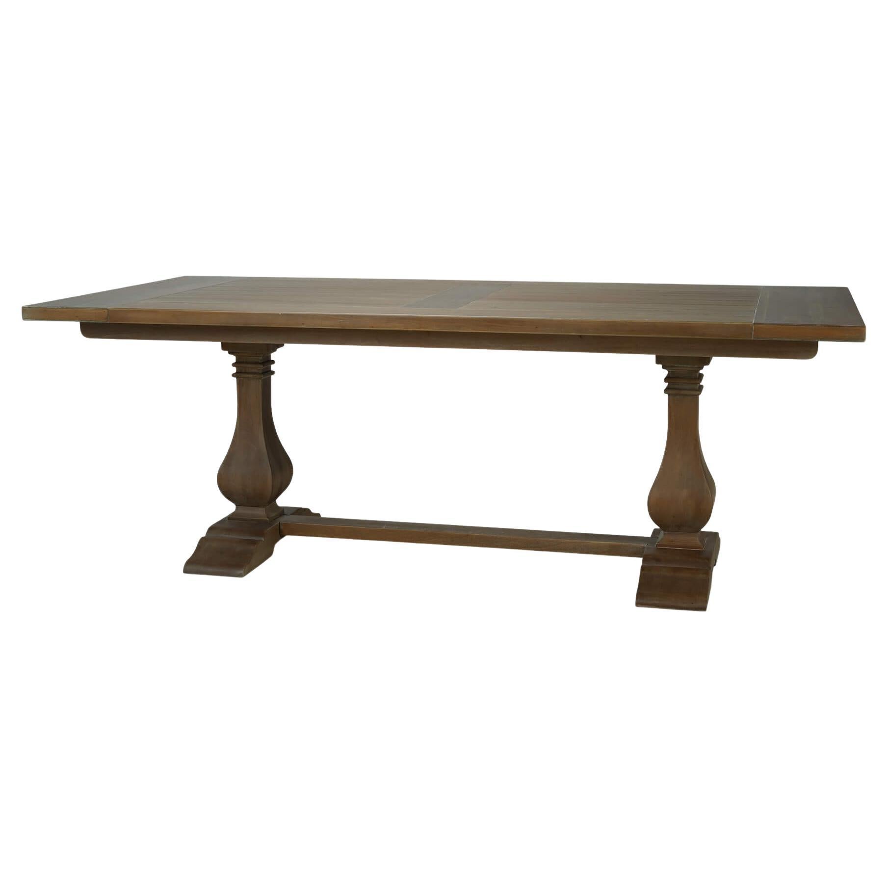 Timeless Extendable Trestle Dining Table For Sale at 1stDibs