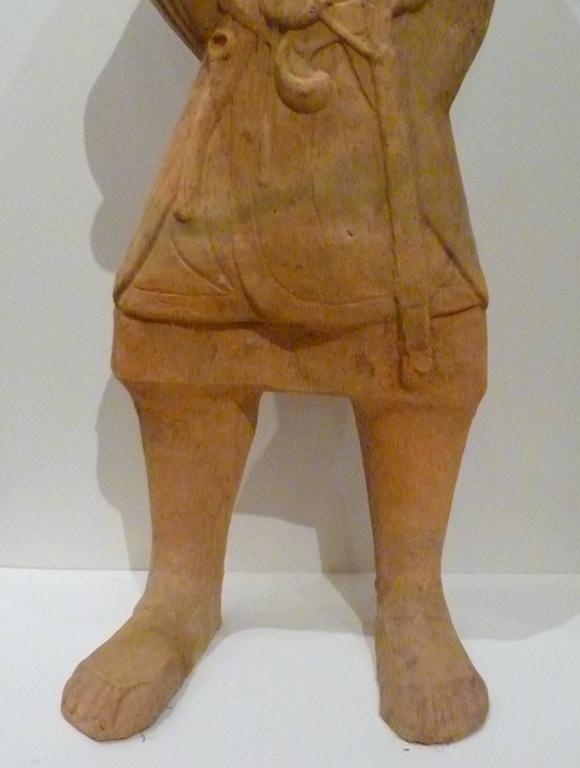 Han Dynasty Statue of Standing Guardian, Oxford TL Test Certificate For ...