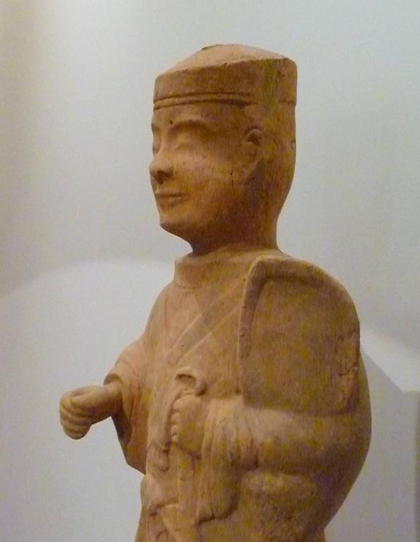 Han Dynasty Statue of Standing Guardian, Oxford TL Test Certificate For ...