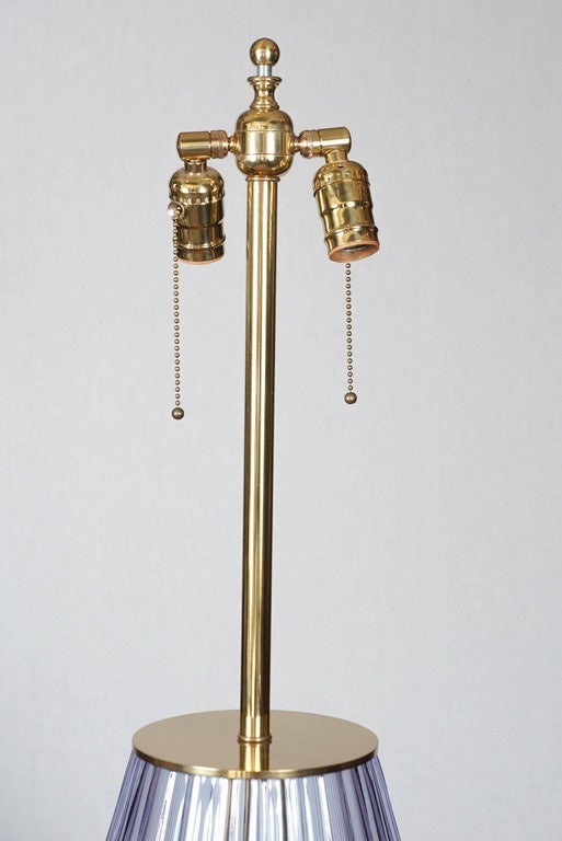 Moser Glass Lamp at 1stDibs