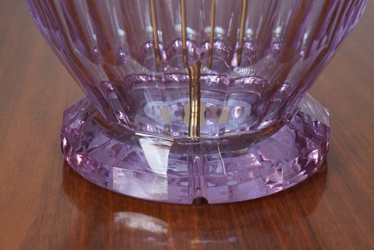 Moser Glass Lamp at 1stDibs