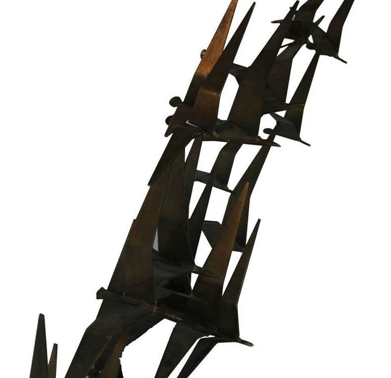 Curtis Jere Flock of Birds Bronze Wall Sculpture at 1stDibs