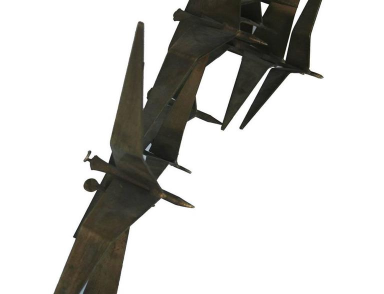 Curtis Jere Flock of Birds Bronze Wall Sculpture at 1stDibs