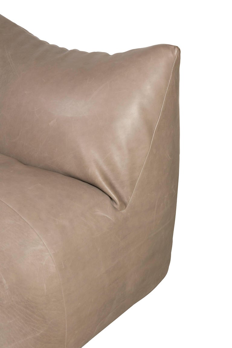 Mario Bellini Leather "Bambola" Lounge Chair for B&B Italia, Italy ...