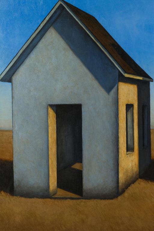 Early Oil on Canvas by American Artist Mark Beck For Sale at 1stDibs